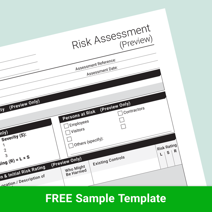 Free Sample Risk Assessment Template (UK) | Example Risk Assessment ...
